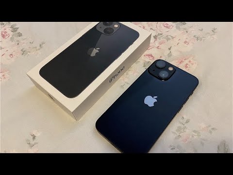 ASMR Black Iphone 13 Unboxing