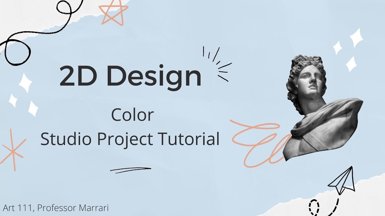UAA 2D Design, Studio project, Color Tutorial - YouTube