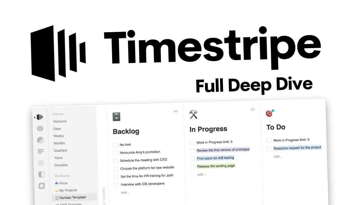 Timestripe Planner: Full Deep Dive - YouTube