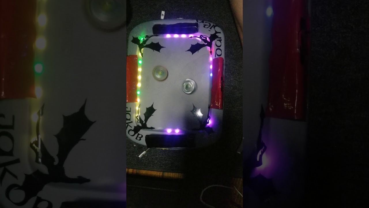 our custom beyblade stadium on a 3 dollar budget - YouTube