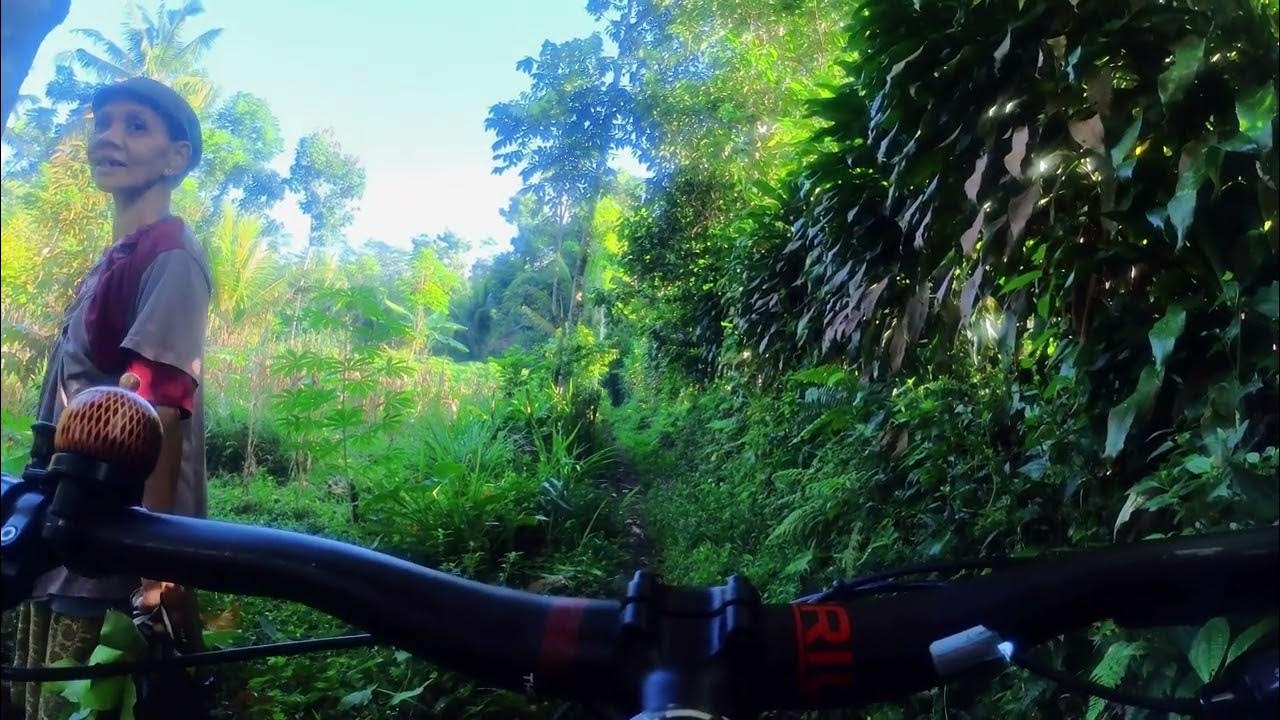 BERSEPEDA DI DESA RUTE 70% KEBUN - YouTube