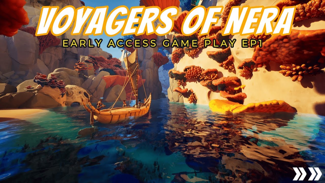 Awesome New Survival Game With Boats!! Voyagers of Nera 1 - YouTube