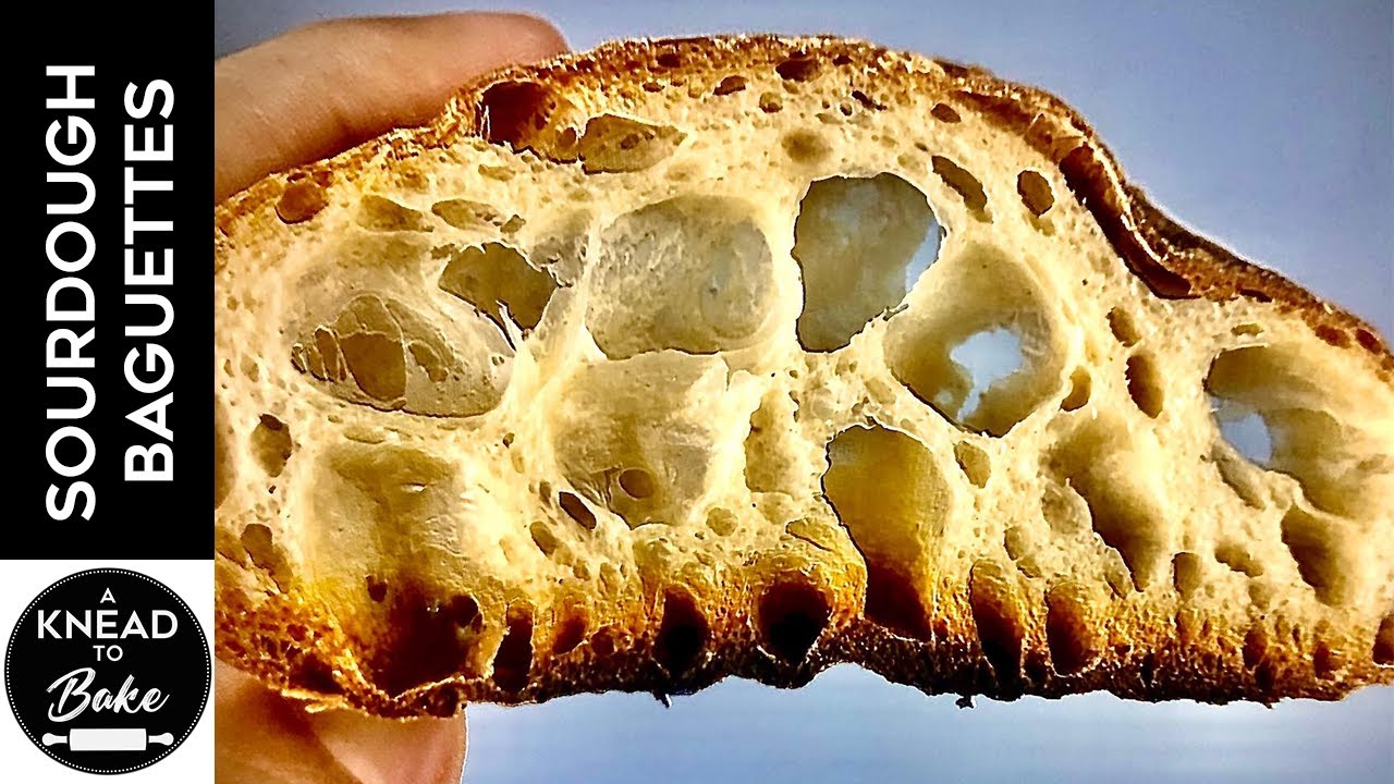 Rustic Sourdough Baguettes. Step by Step process I A Knead to bake ...