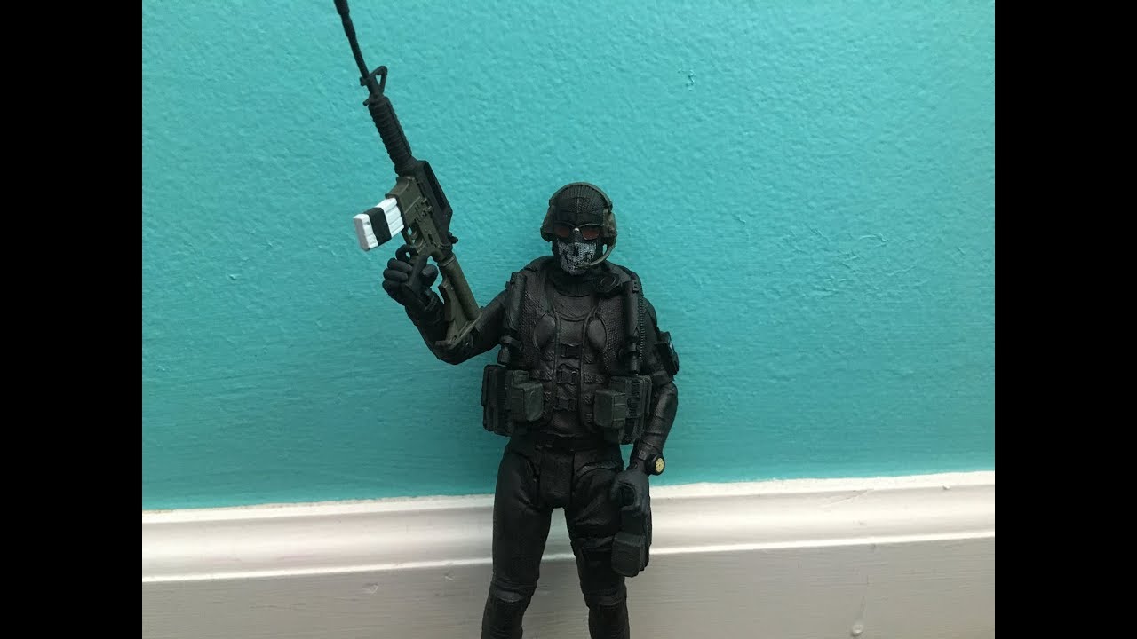 2018 McFarlane CALL OF DUTY Simon "GHOST" Riley Action Figure REVIEW ...