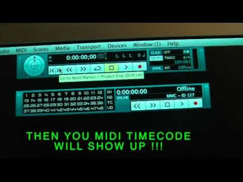 dyslexia software MIDI TIMECODE 101 - YouTube