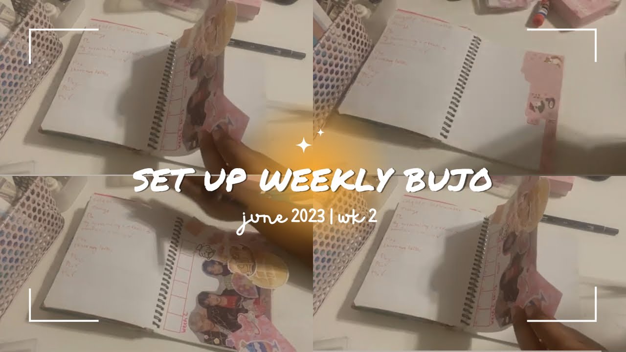 weekly bujo | july 2023 | week 2 - YouTube