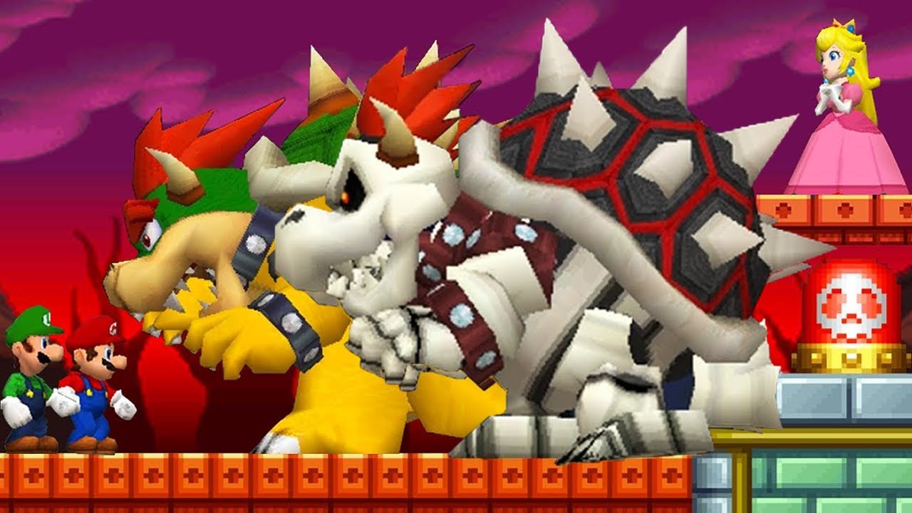 New Super Mario Bros DS HD - All Castles - YouTube