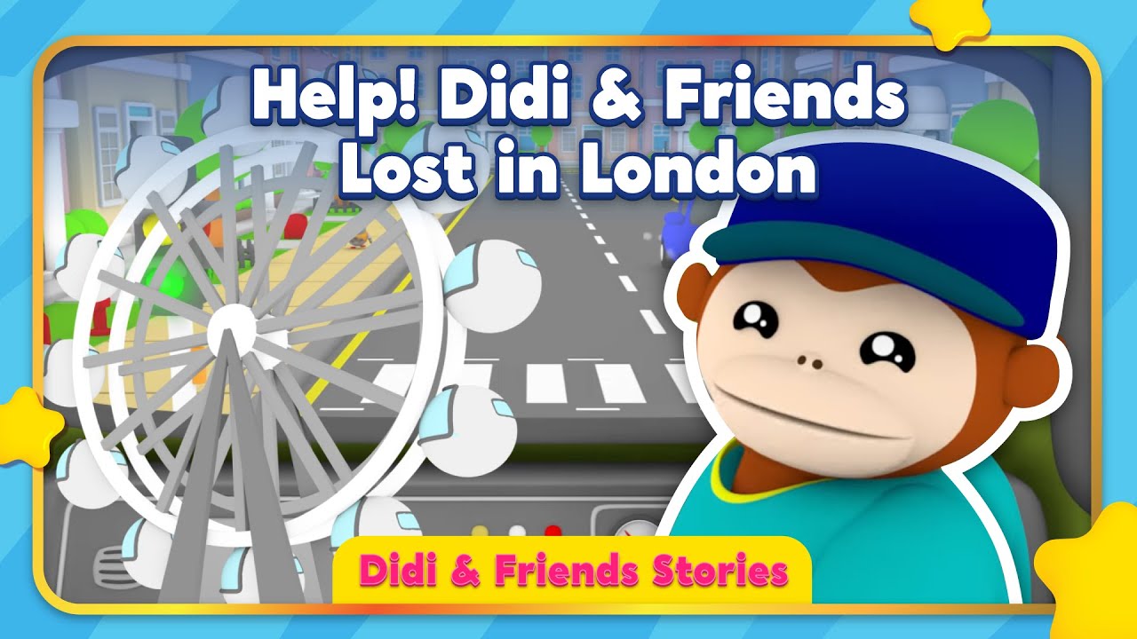 Help! Didi & Friends Lost in London | Kids Story Compilation | Didi ...