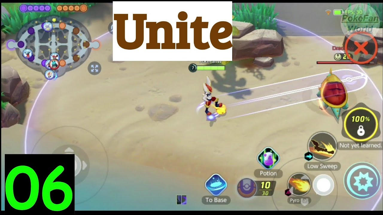 Pokemon Unite #6 Victory With Cinderace On Remoat Stadium (526 Score ...