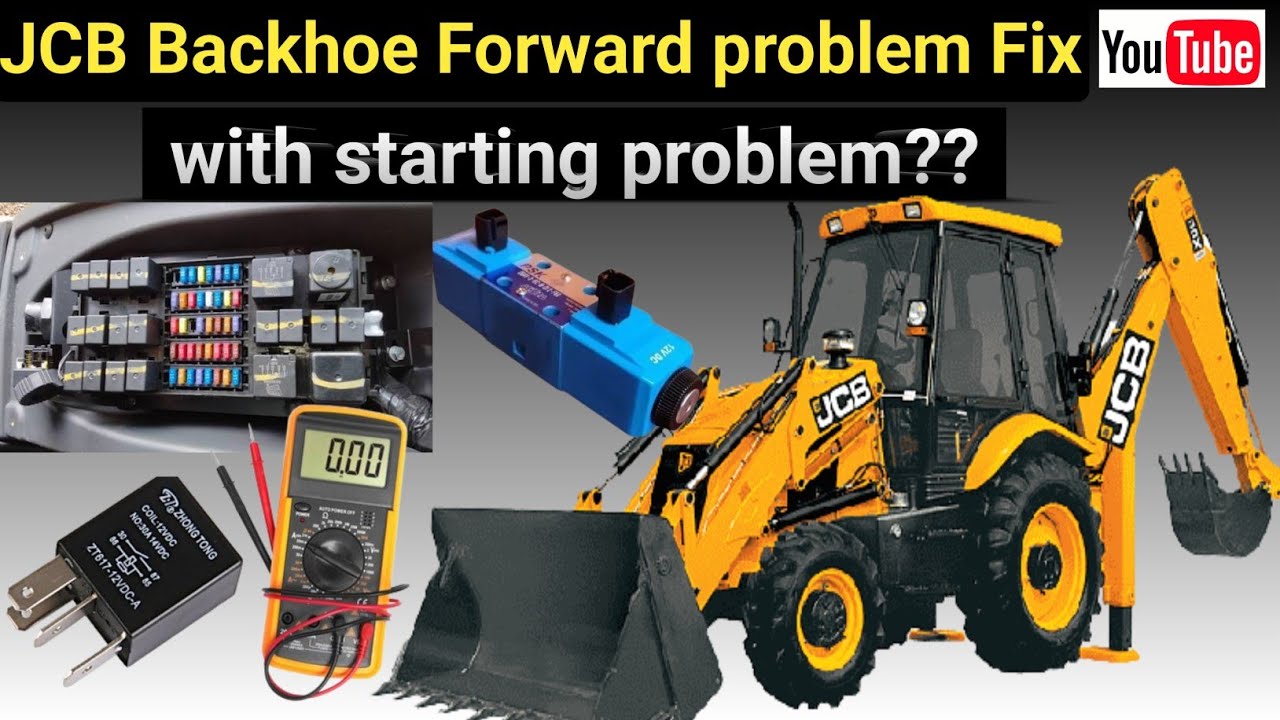 JCB Backhoe Forward Reverse Problem Fix | JCB Aage Peeche Nahi Chal ...