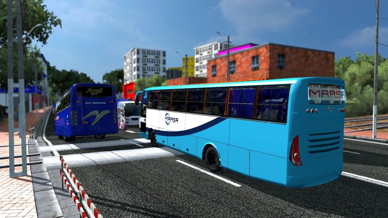 ETS2 BUS | Dhaka to Chittagong | Marsa Hino AK 1J | BUS BD - YouTube
