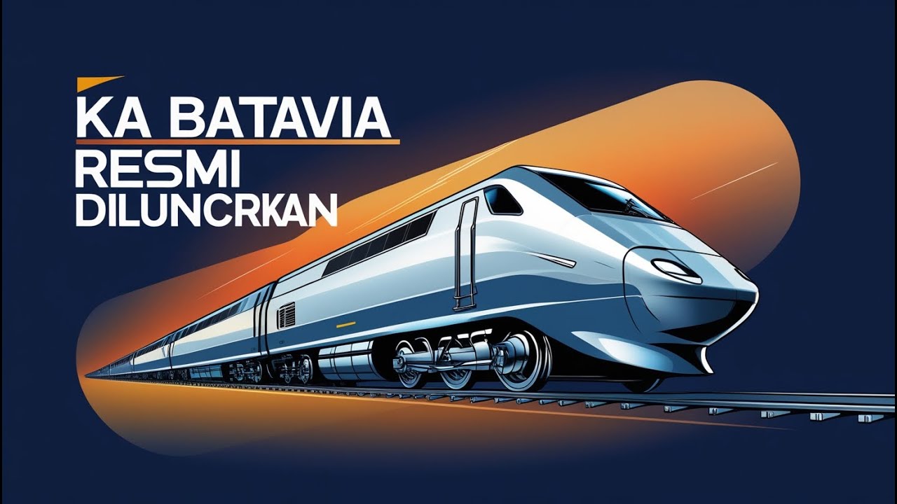 🚆 KA Batavia Resmi Diluncurkan! Ini Rutenya & Jadwalnya 🚉 - YouTube