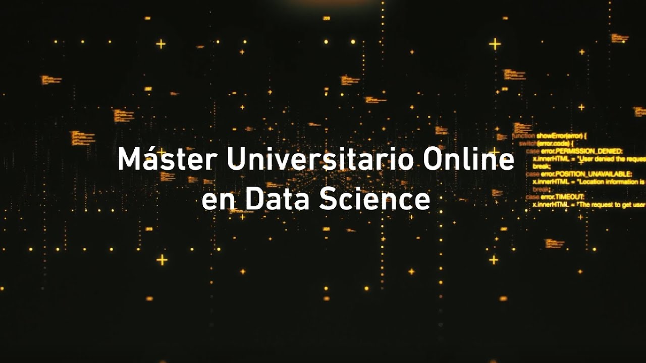 Máster Universitario Online en Data Science. A quien va dirigido | La ...