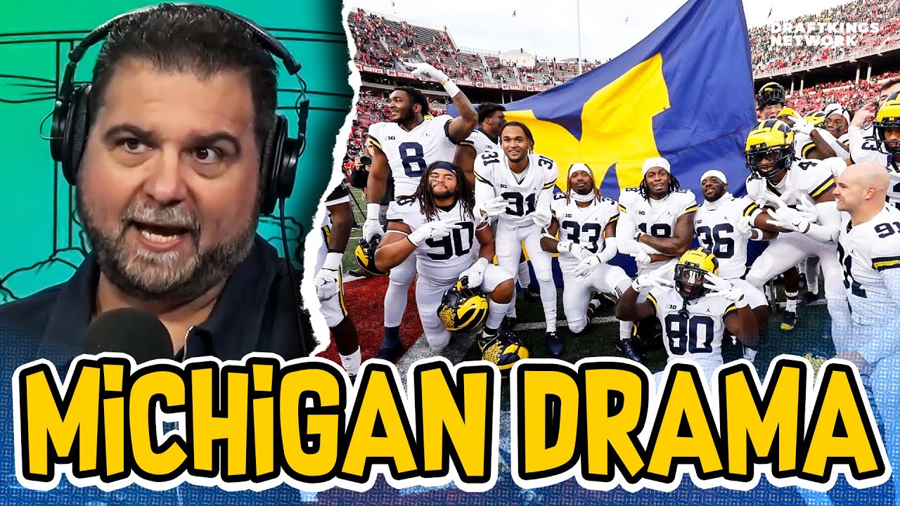 MICHIGAN VS. OHIO STATE: COLLEGE FOOTBALL FLAG PLANTING DRAMA 🚨 - YouTube