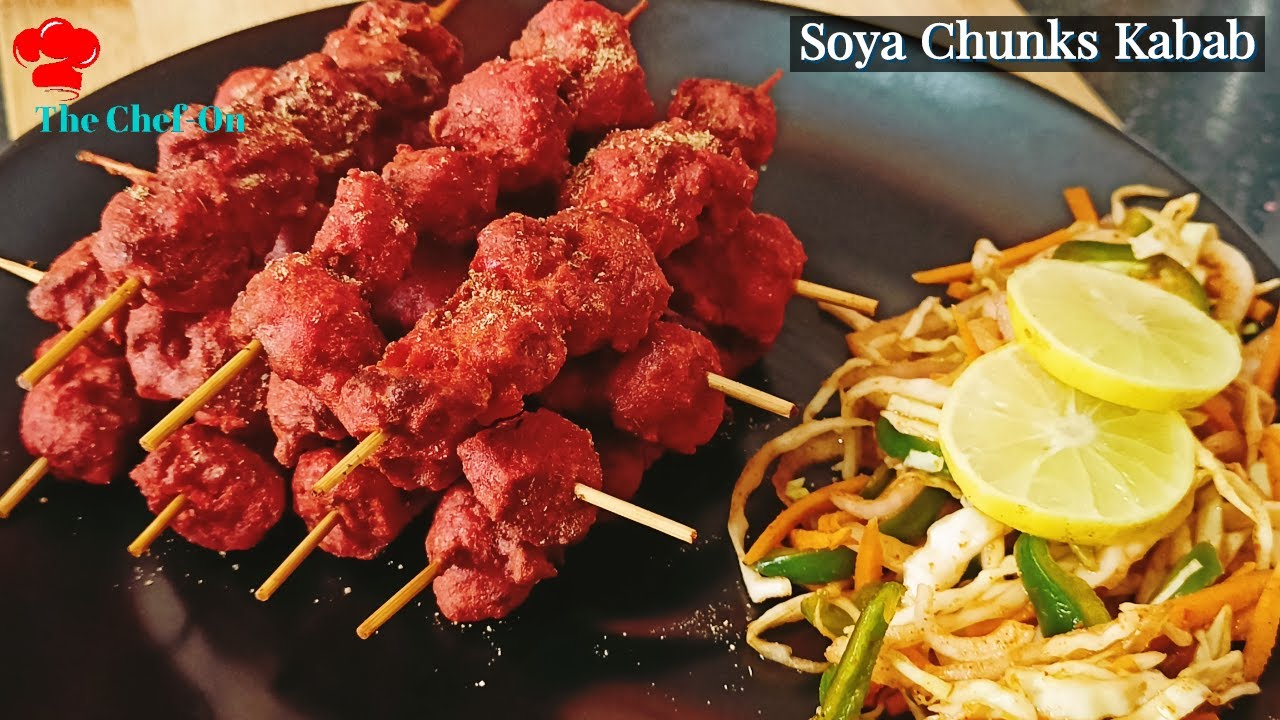Soya Chunks Stick Kabab In 5 Minute | Soybean Stick Recipe| Stick Kabab ...