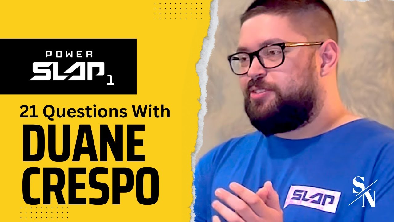 21 Questions with Duane Crespo Power Slap Striker | What He Does ...