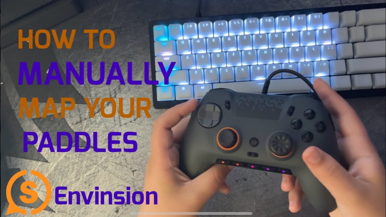 How to Manually Map Your Scuf Envision Pro Back Paddles(No iCue) - YouTube