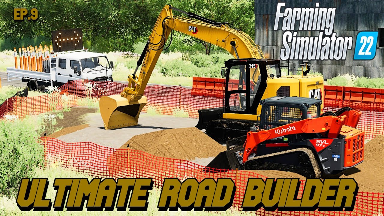 The Ulitmate Road Builder | Season 1 ep.9 | Farming Simulator 22 - YouTube
