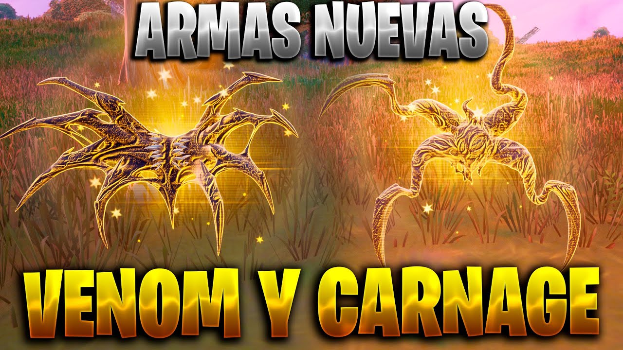 COMO CONSEGUIR LAS DOS NUEVAS ARMAS MITICAS SIMBIONTE DE VENOM Y DE ...