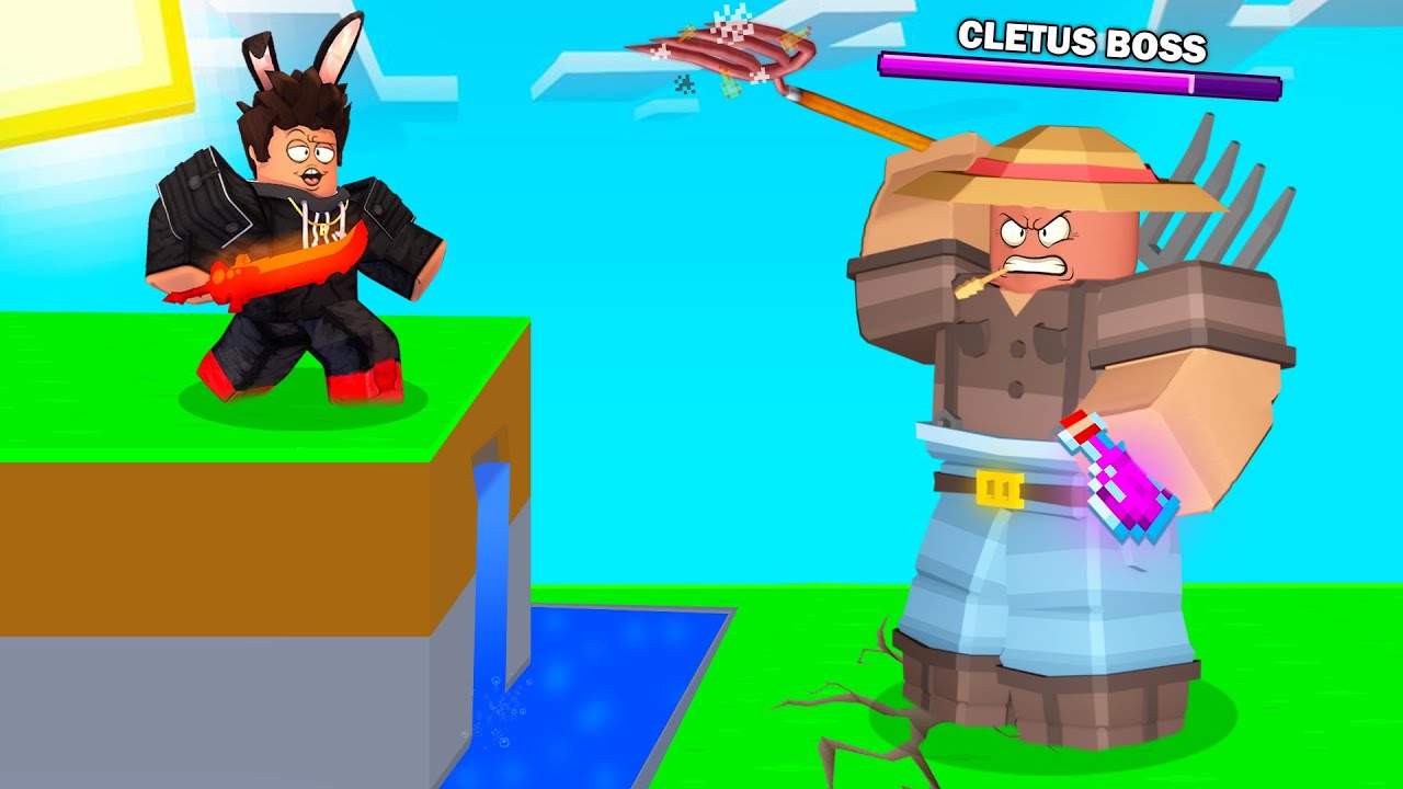 Cletus Boss In Roblox Bedwars Youtube