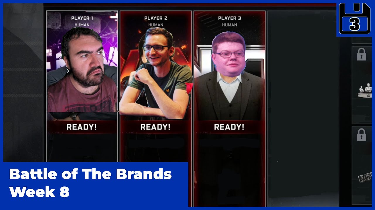 Battle of Brands! WWE 2k25 My Gm Mode 3 Player Mode! Week 8 - YouTube
