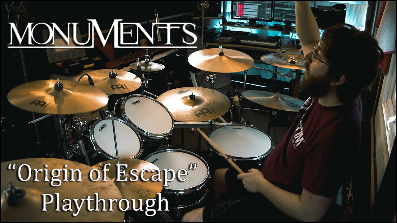 Mike Malyan - "Origin Of Escape" by Monuments - Drum Playthrough - YouTube