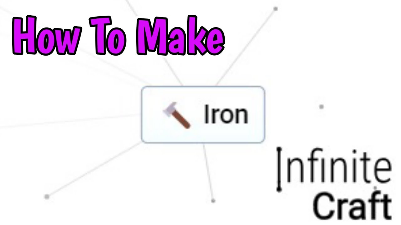 How To Make Iron In Infinite Craft (2024) - YouTube