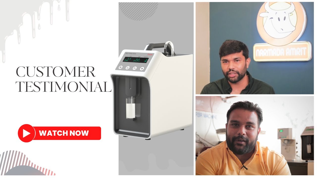 Essae Milk Analyser - Customer Testimonial 👍 - YouTube