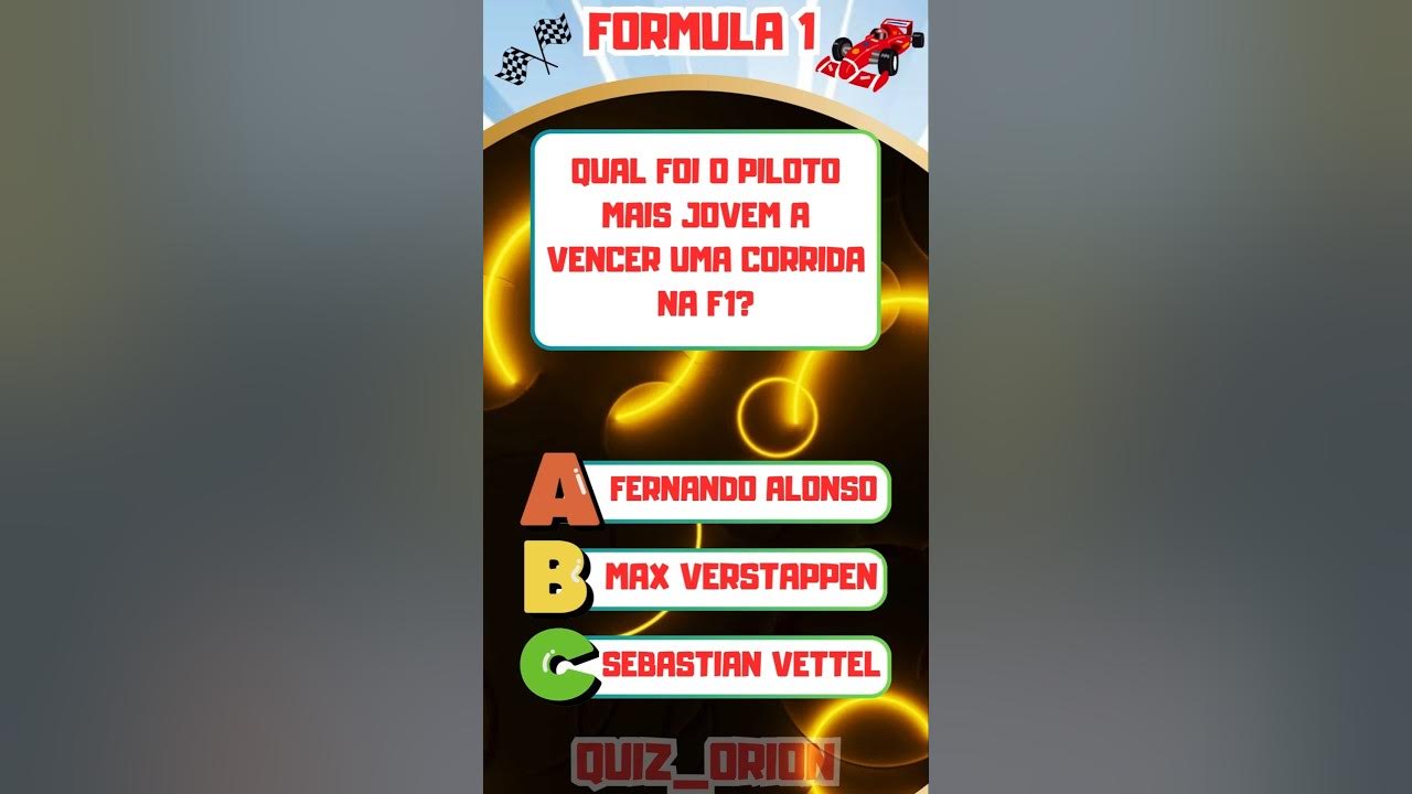 QUIZ FORMULA 1!#QUIZ #esporte #formula1 #desafio #diversao - YouTube