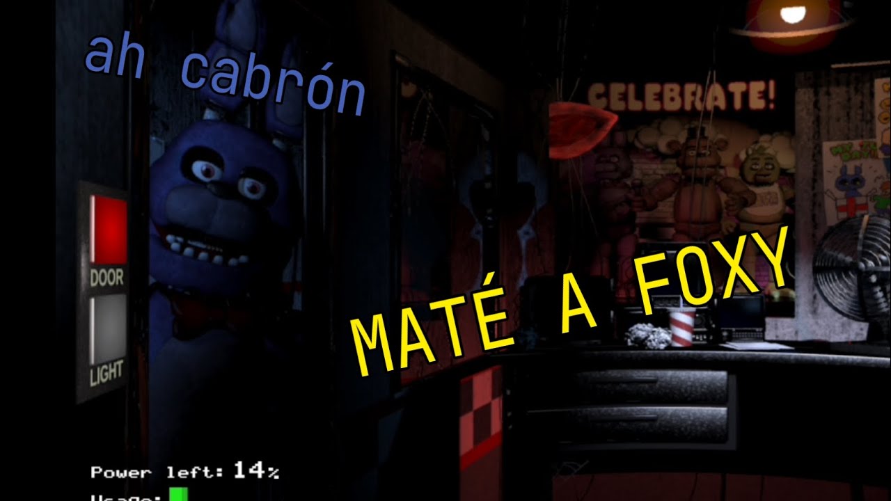 FOXY RIPIÓ | Five Nights at Freddy's 1 - Gameplay en Español (completo ...