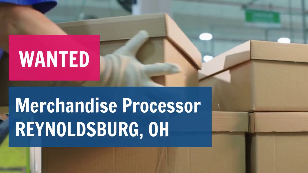 Wanted: Merchandise Processor - YouTube