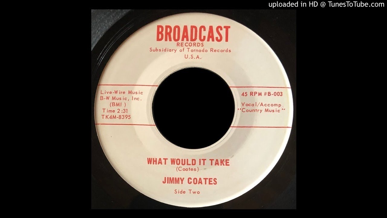 Jimmy Coates - What Would It Take - Broadcast 45 (NC) - YouTube