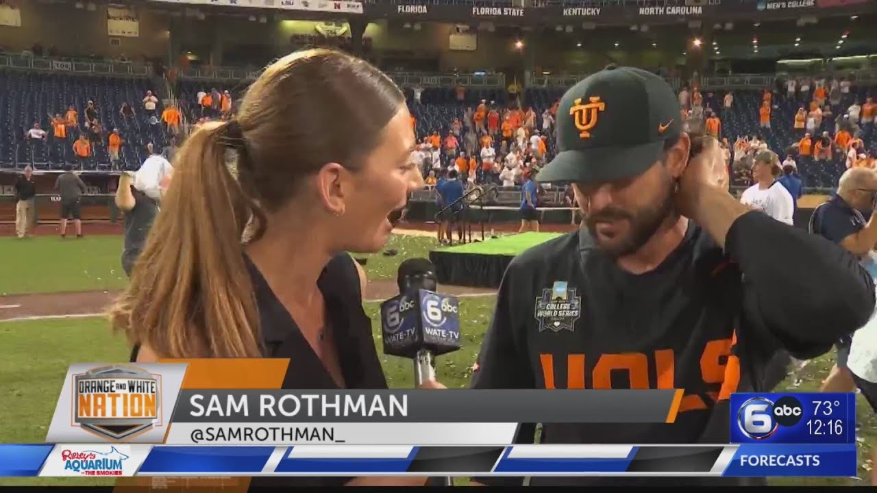 Tony Vitello speaks after Vols capture baseball national championship ...