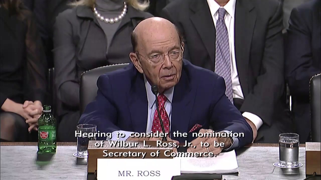 Fischer Questions Commerce Sec. Nominee Wilbur Ross at Senate ...