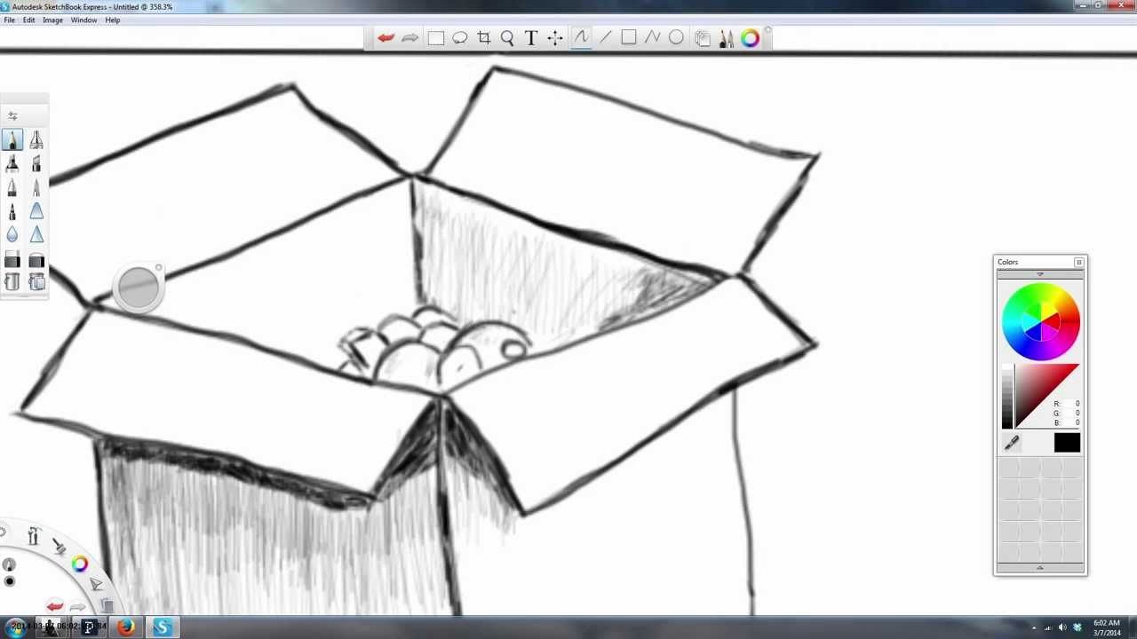 You Can Draw In 30 Days - Lesson 05: Hollow Cube - YouTube