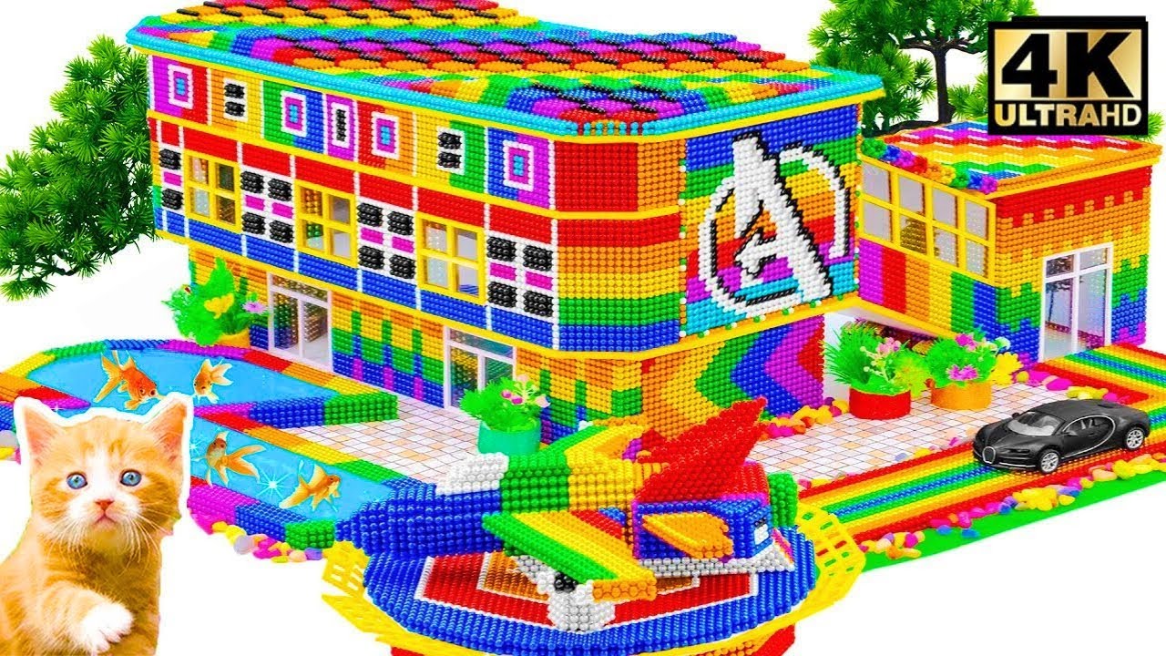 How I Build Summer Water Park Playground & Traps For My Goldfish And ...