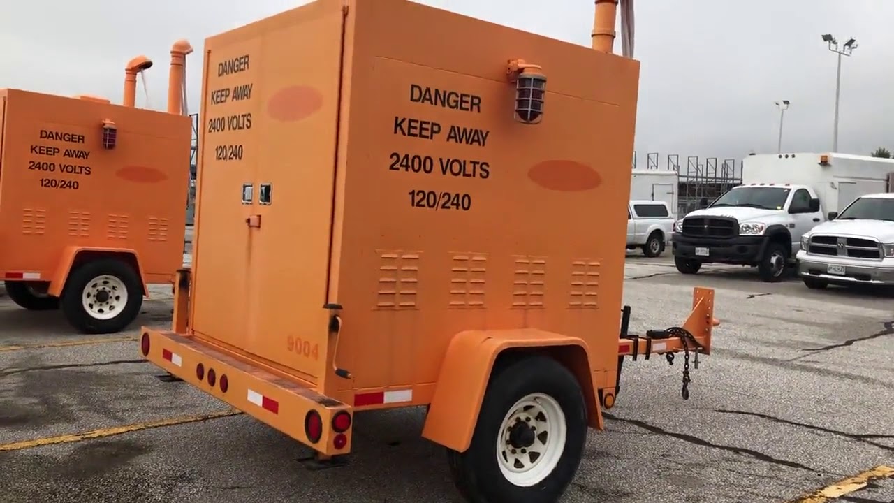 GovDeals: Portable Transformer Trailer - YouTube