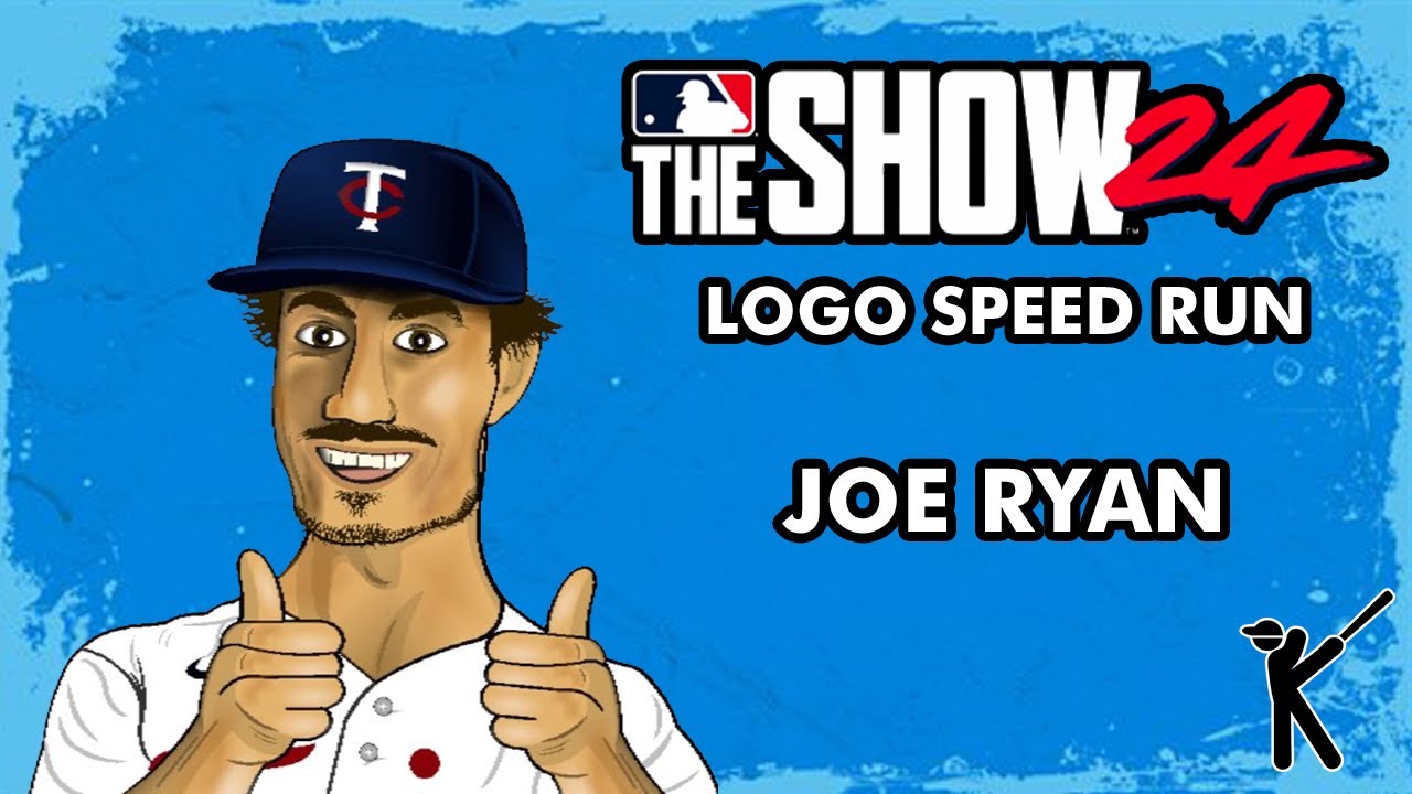 MLB the Show Logo Speed Run - Joe Ryan - YouTube