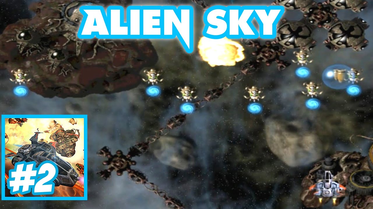 Alien Sky - Gameplay Part 2 - Mission 2: "Fire In Return" (1~13) - Old ...