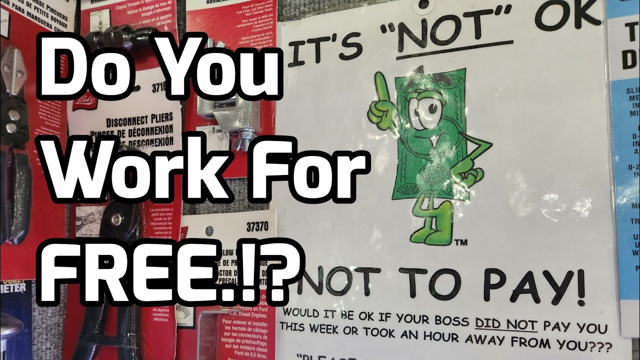 5 BIG Reasons You HAVE To Pay Your Tool Bill - YouTube