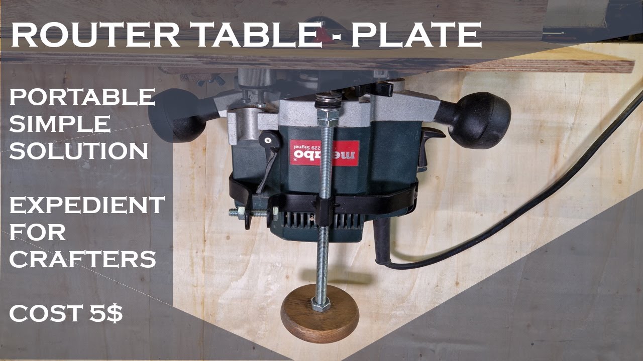 Portable Router table - expedient lightweight professional - for every ...