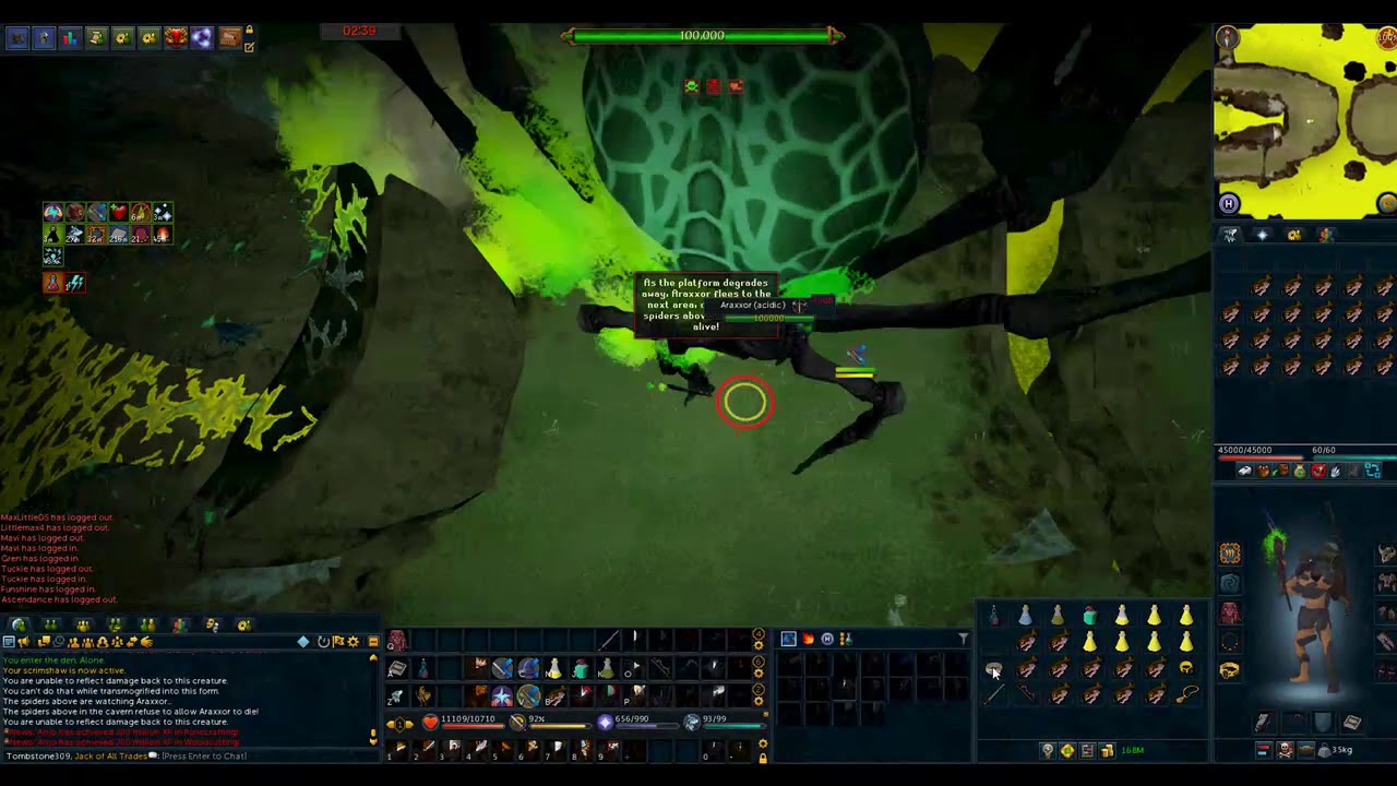 RS3: PVM Arxi. 300% Enrage (5:07 minutes) - YouTube