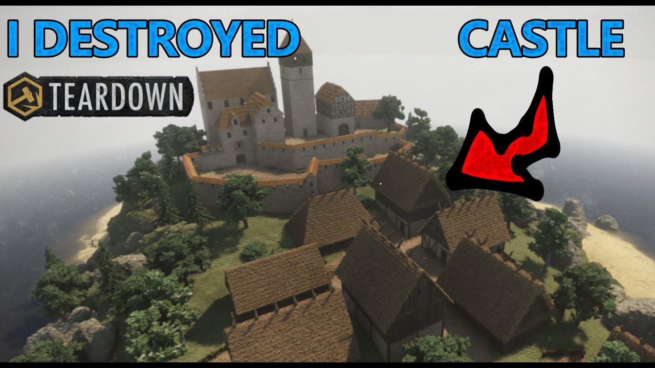 Epic Castle Destruction in Teardown | Watch It Crumble Brick by Brick ...