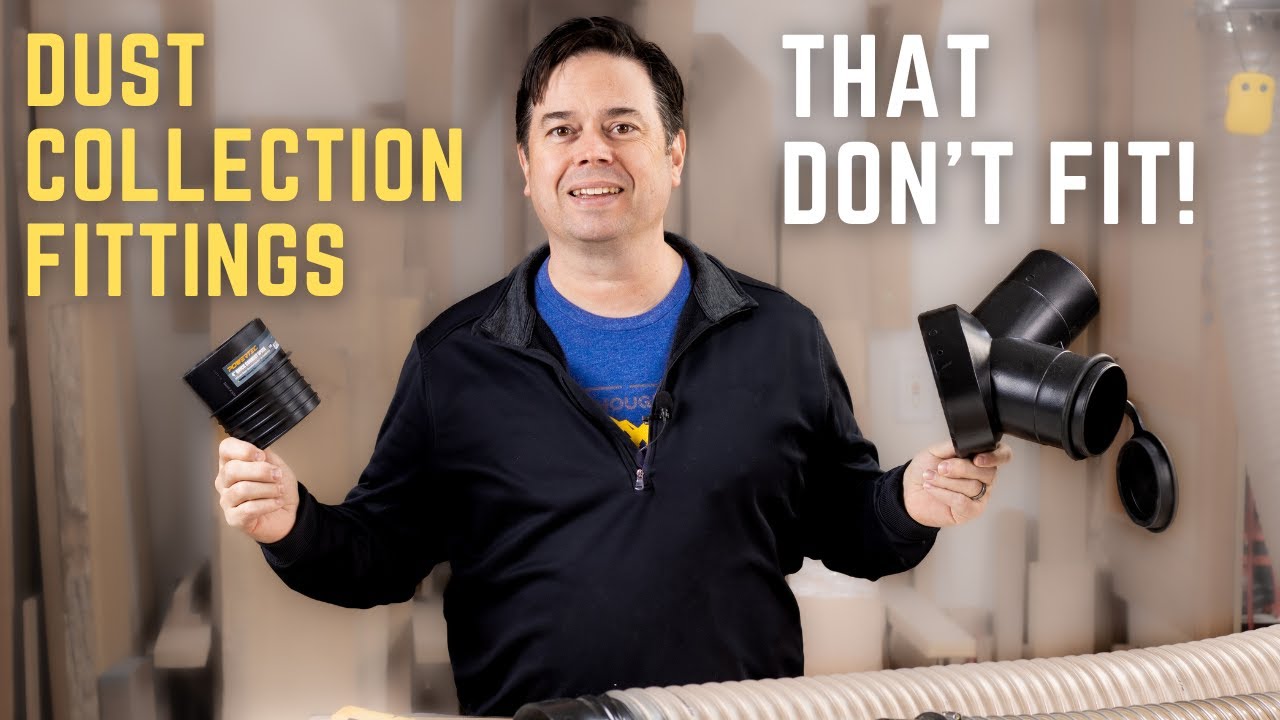 Dust Collection Fittings That Don't Fit Woodworking Tool Ports and the ...