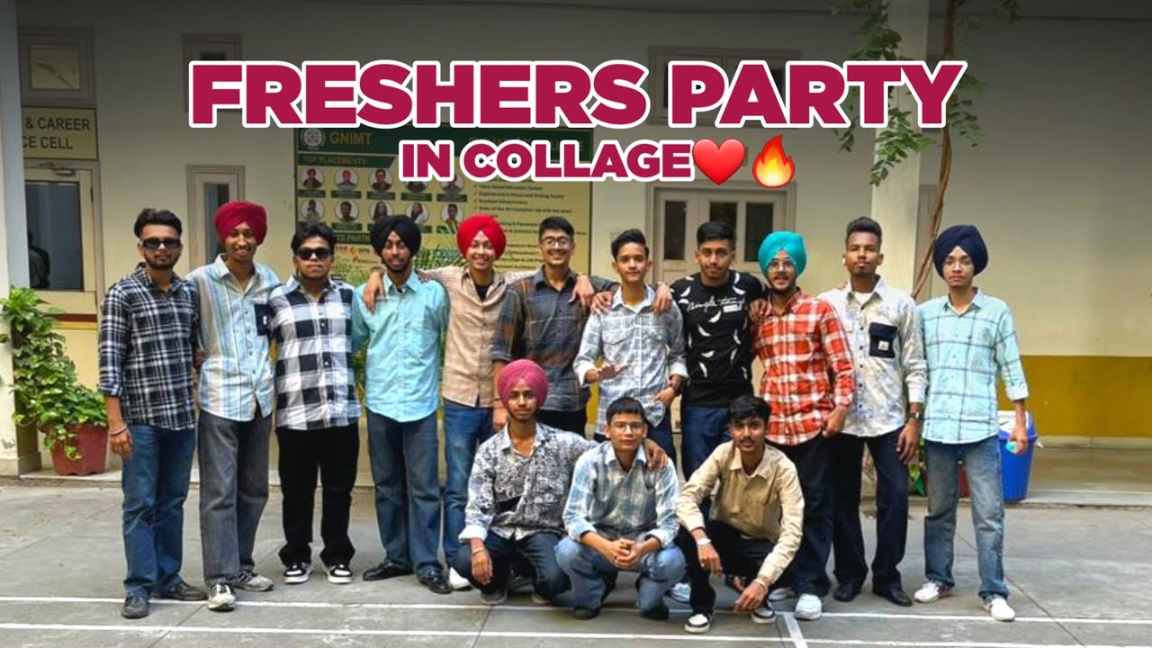 Freshers Party In collage ️ || Fun with Friends || Ekjot Singh - YouTube