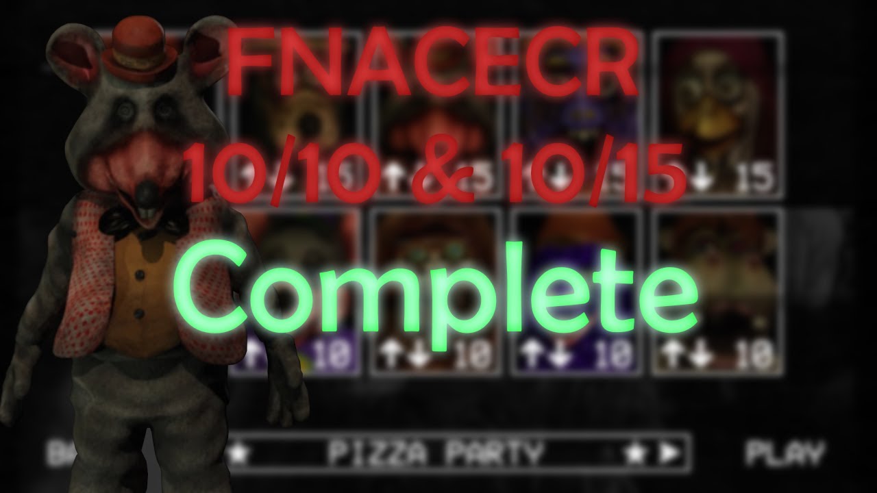 FNACECR: Custom Night Challenges 10/10 & 10/15 - YouTube