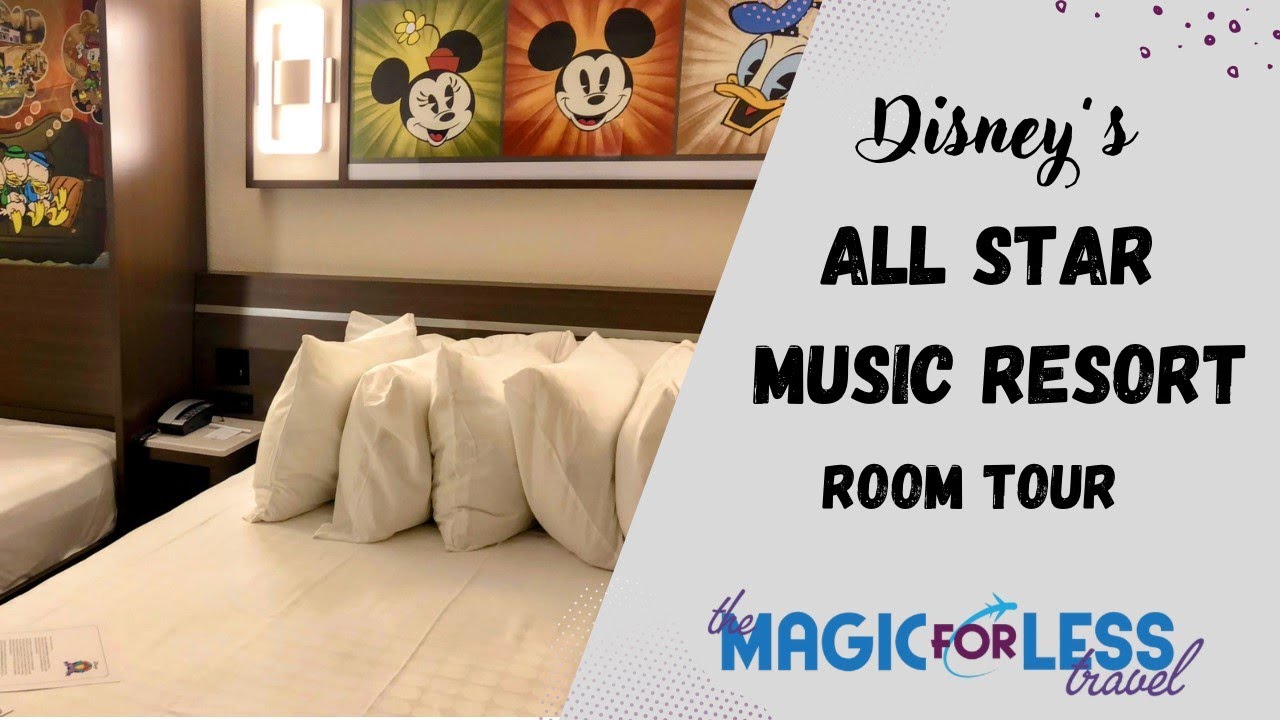 Walt Disney World’s All Star Music Resort Room Tour. - YouTube