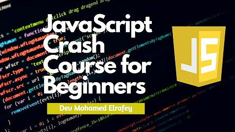 JavaScript Crash Course - YouTube