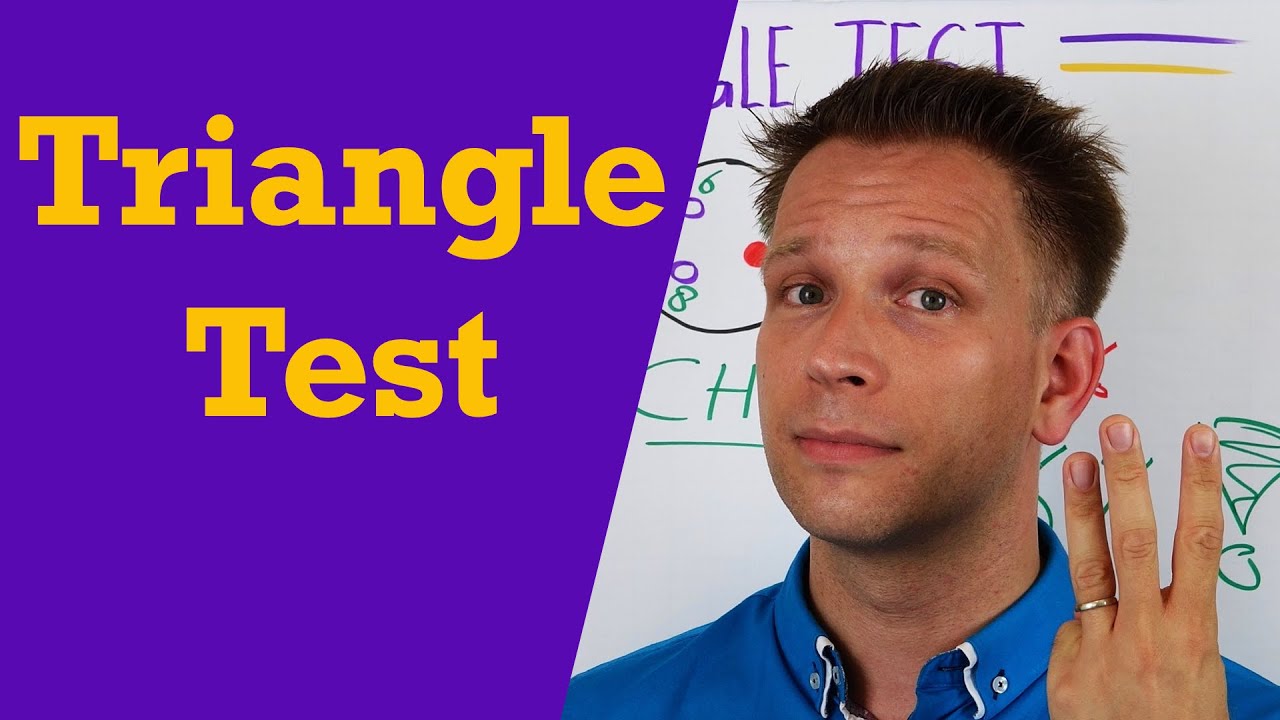 Triangle Test Explained How To Validate Process Changes YouTube Triangle Test Explained How To Validate Process Changes YouTube