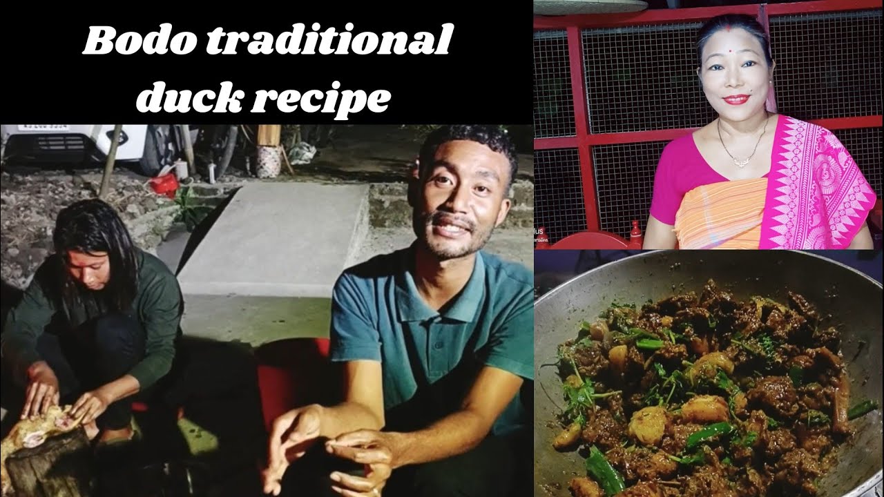 Bodo traditional duck recipe|Bodo ni Hansw songnai |#bodofood #duckling ...